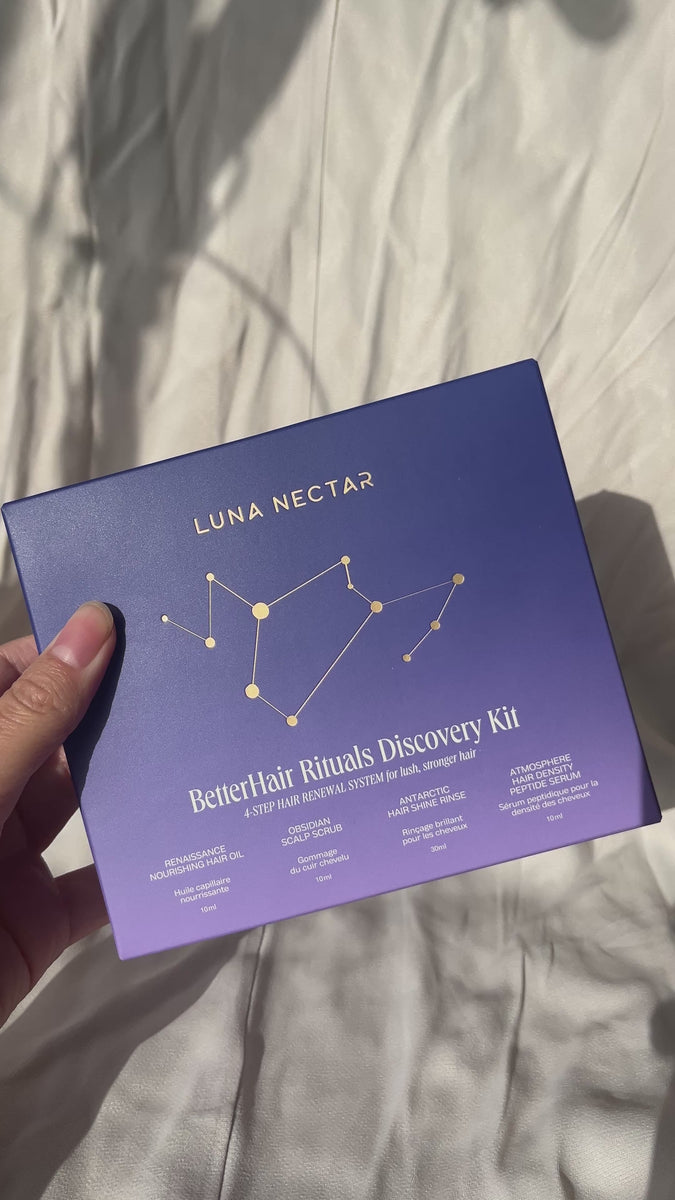 4-Step BetterHair Rituals Discovery Kit | All-Natural, Clean | Luna Nectar